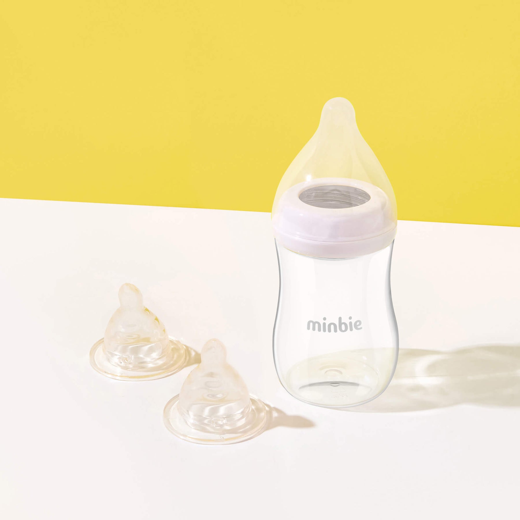 Minbie 3 Month+ Feeding Kit, Includes Medium & Paced Flow Nipples ...