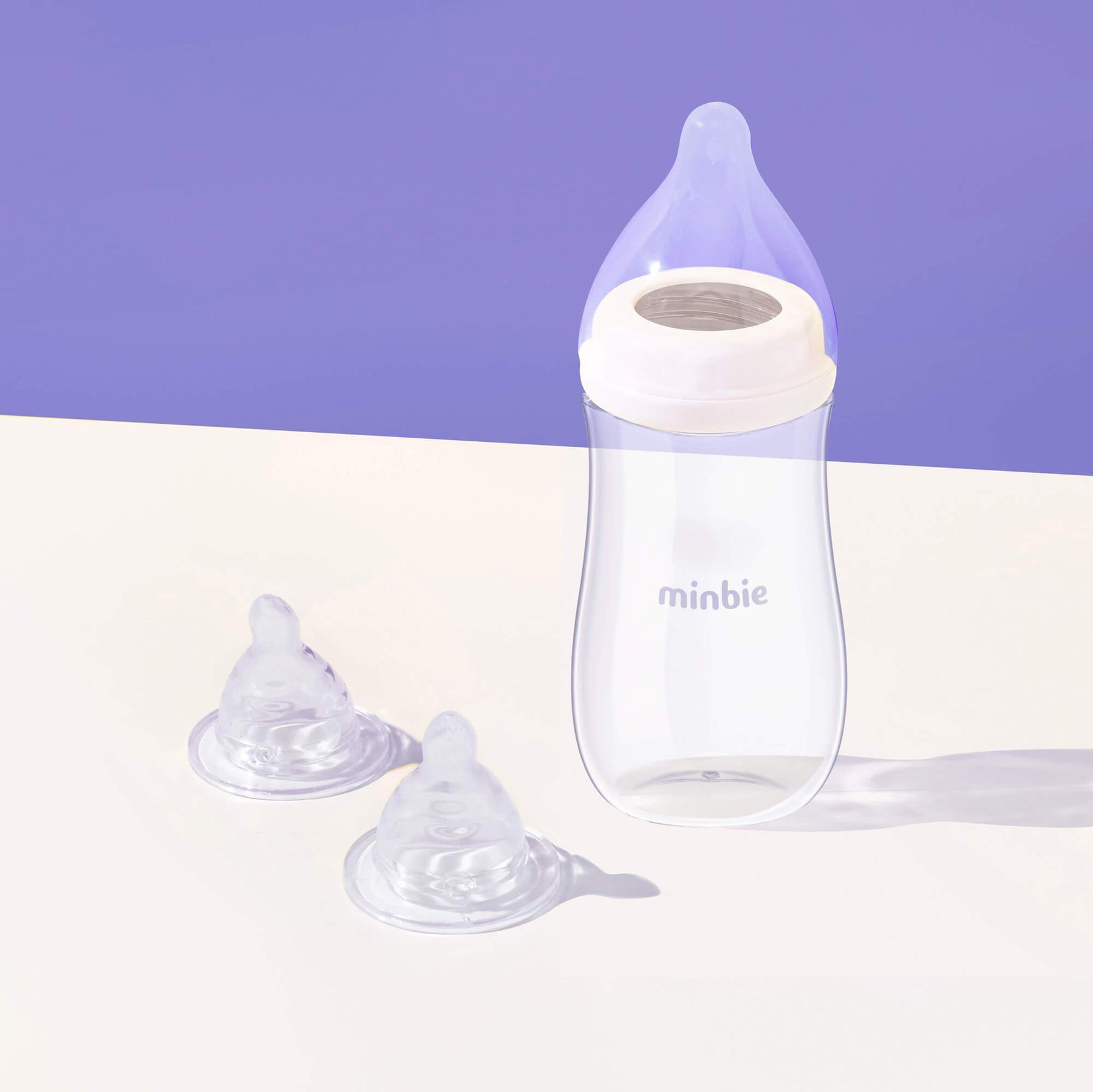 Minbie 9 Month+ Feeding Kit - Includes 6P & Advanced Nipples & 9oz ...